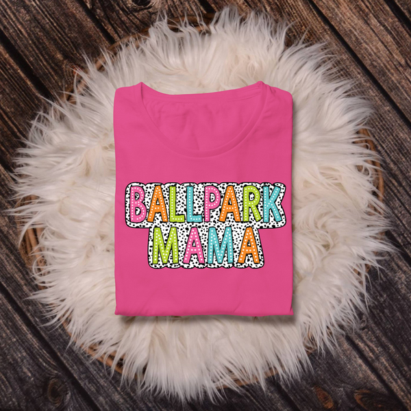 Ballpark Mama Bright With Dalmation – Color Custom Prints