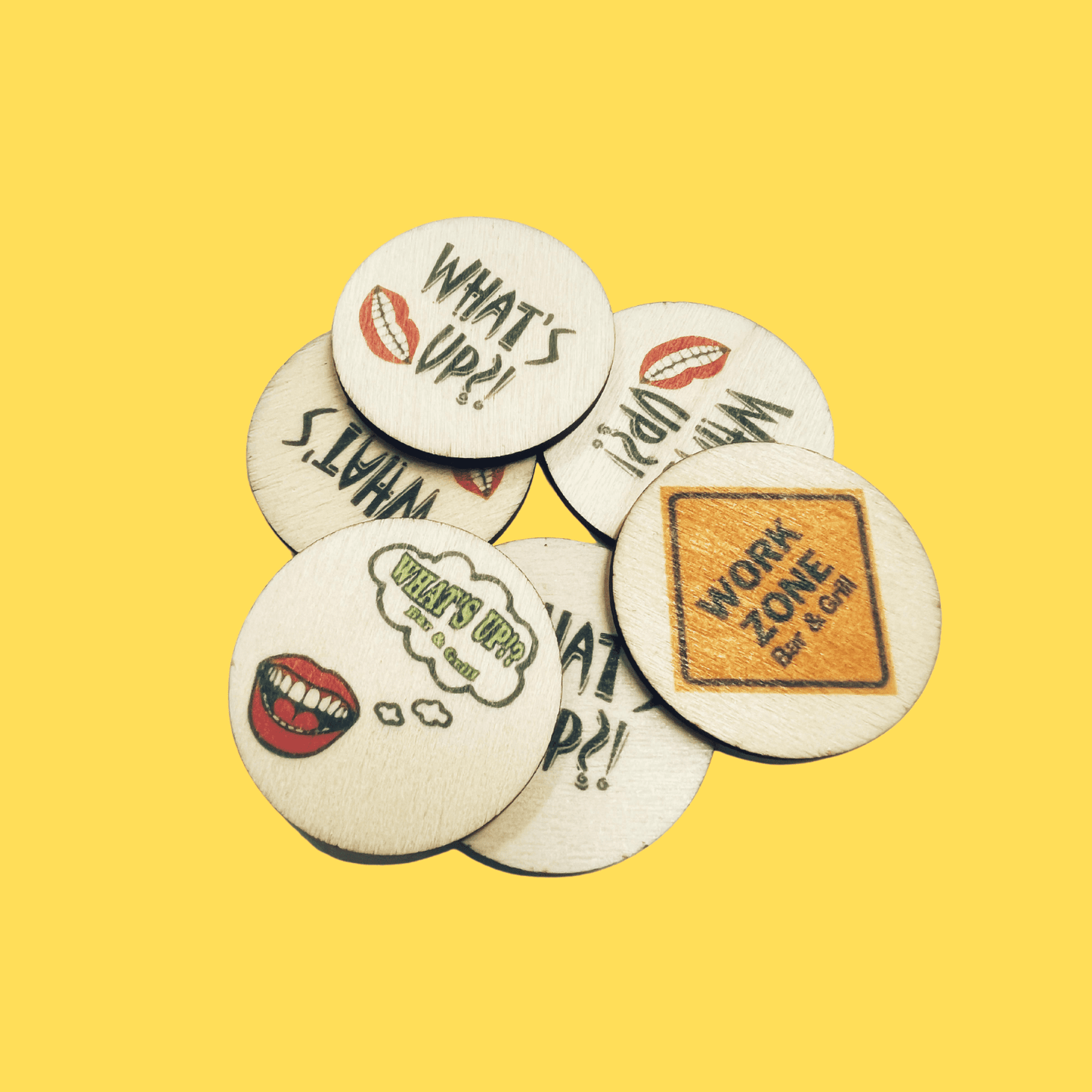 Custom Wooden Nickels – Color Custom Prints