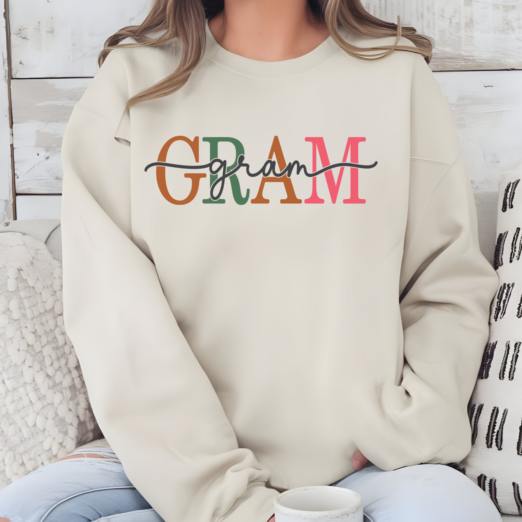 Gram With Script – Color Custom Prints